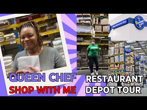 Shop with Queen Chef |Restaurant Depot |Catering for 50 people (Tour part 1) | over $400 in store 1