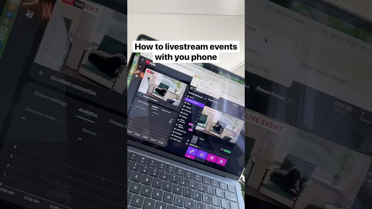 How to livestream events with your phone beginner friendly setup