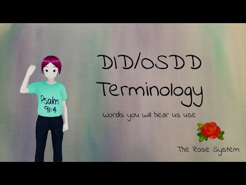 DID/OSDD Terminology