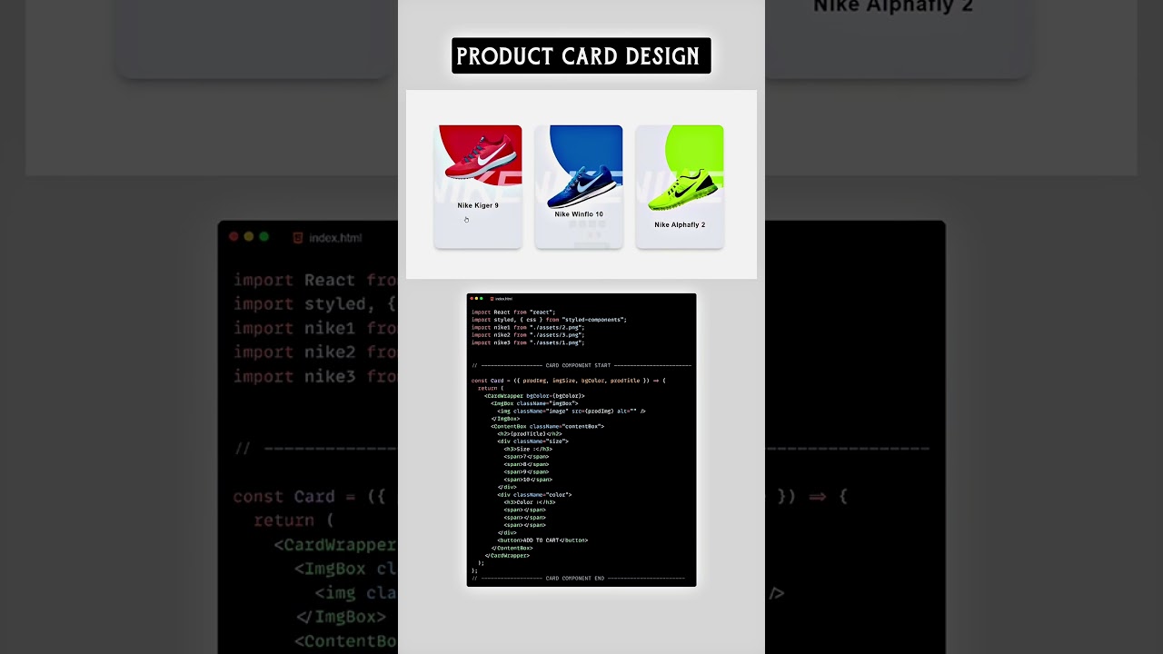 Build a Responsive Product Card in 5 Minutes with React, HTML, CSS, and JavaScript