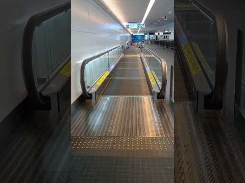 Efficient Escalators and Walkways in Haneda Airport #Tokyo #Japan #travel #frugalliving
