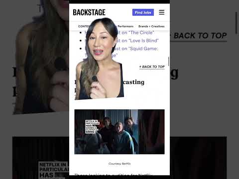 Our Top Tips on Auditioning for Netflix