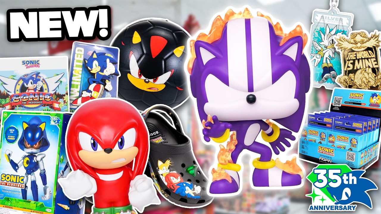 EVERY NEW SONIC 35TH ANNIVERSARY MERCH REVEALED THIS WEEK! (Toys, Figures, Blind Boxes, & MORE!)