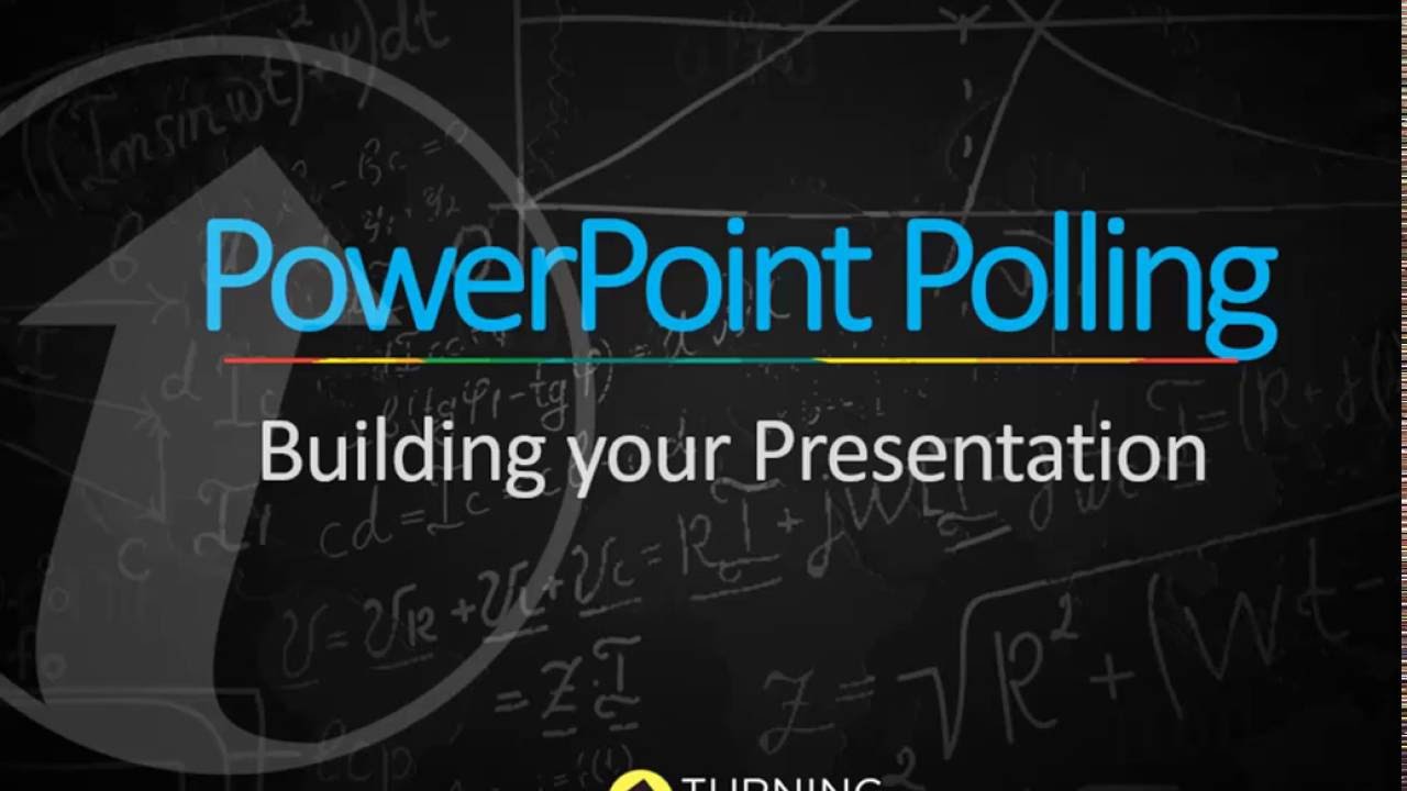 Turning Point PowerPoint Polling - Building your Presentation on a PC