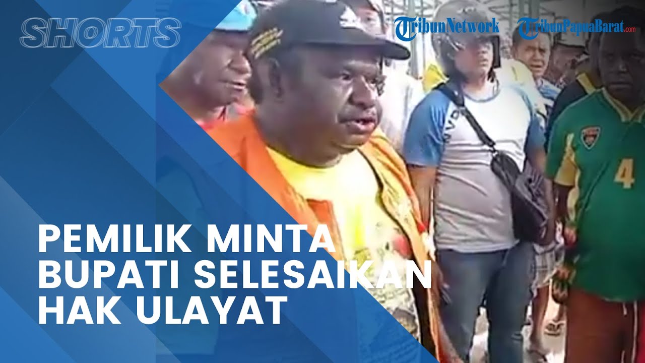 Pemilik Meminta Bupati Manokwari Selesaikan Permasalahan Hak Ulayat Pasar Wosi - Tribun Video