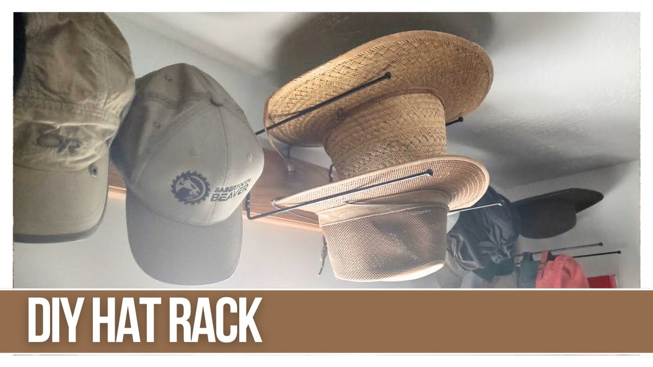 HOW TO BUILD A CLOSET HAT RACK