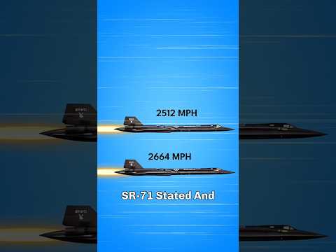 The SR-71s Hidden Top Speed 😱