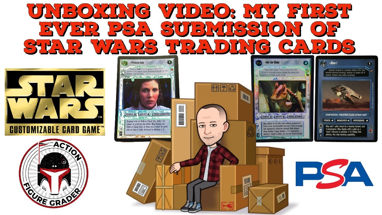 Star Wars CCG Trading Cards PSA Returns | How to Submit Trading Cards with PSA