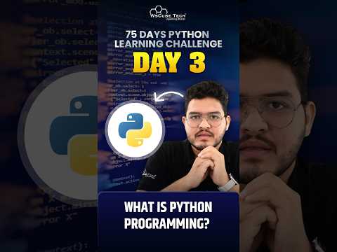 Learn Python Programming in 60 Seconds Explained | 75 Days Python Learning Challenge shorts ...