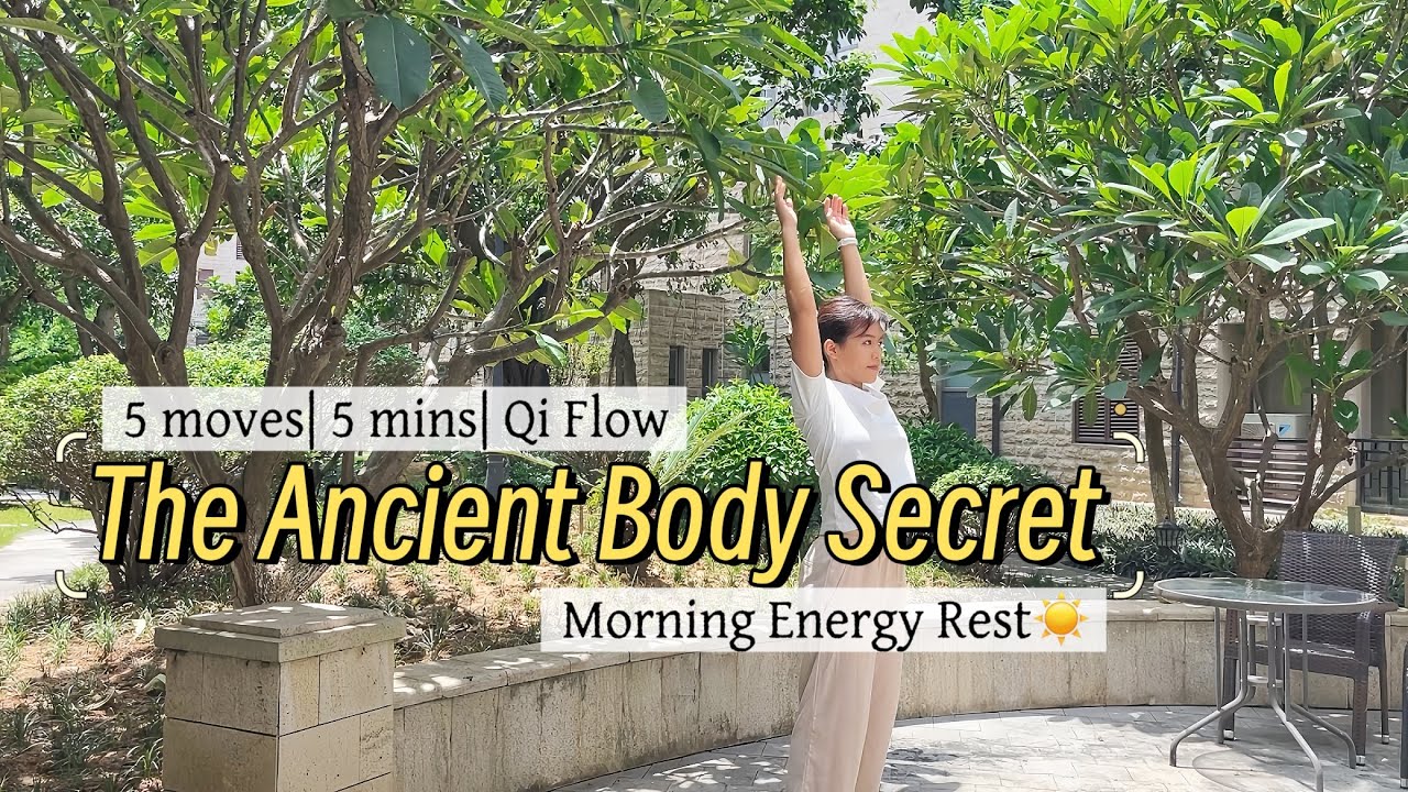 🌿 5mins | 5 Ancient Moves to Recharge Your Energy - Instant Qi Flow