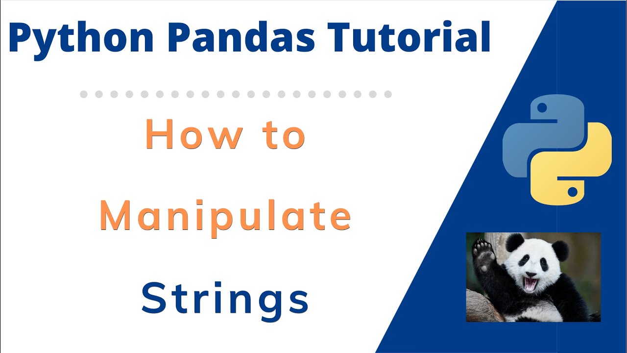 How to manipulate Strings of Python Pandas DataFrame Series