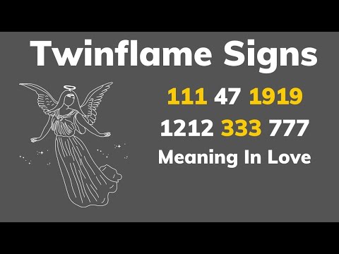 Twin Flame Connection | Seeing Repeat Angel Numbers Meaning 111 47 1919 1212 333 777 in Life Love