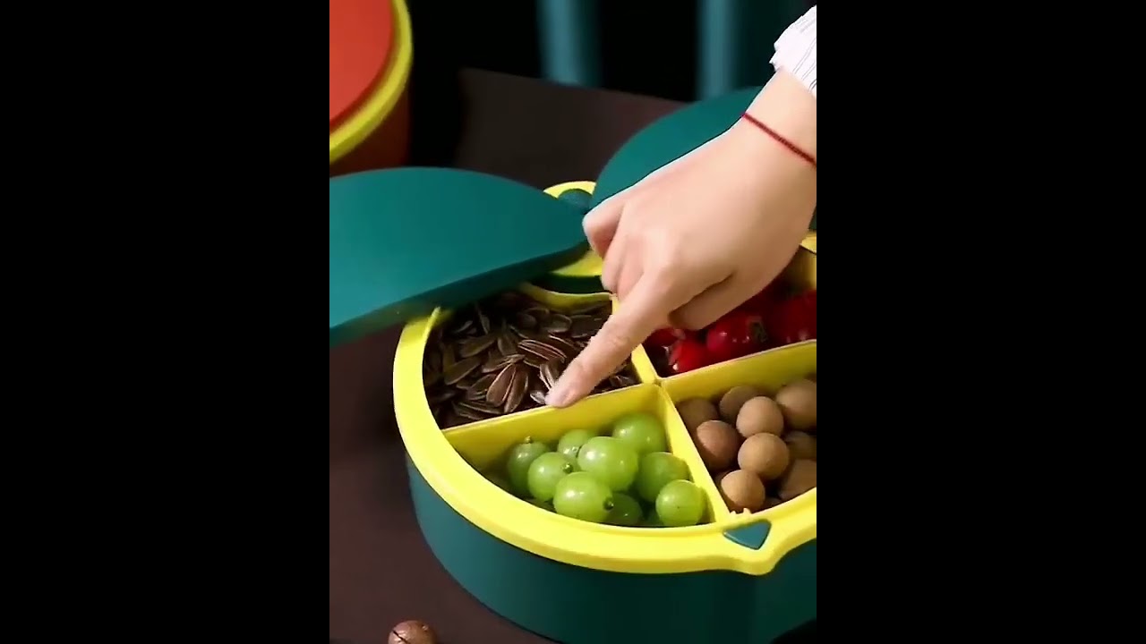 4 Partition Luxury Dry Fruit Storage Box