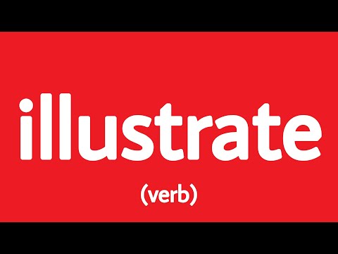 How to pronounce illustrate (Definition + Example sentences)