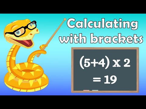 Calculating with brackets for kids | Learn math fun & easy 😎