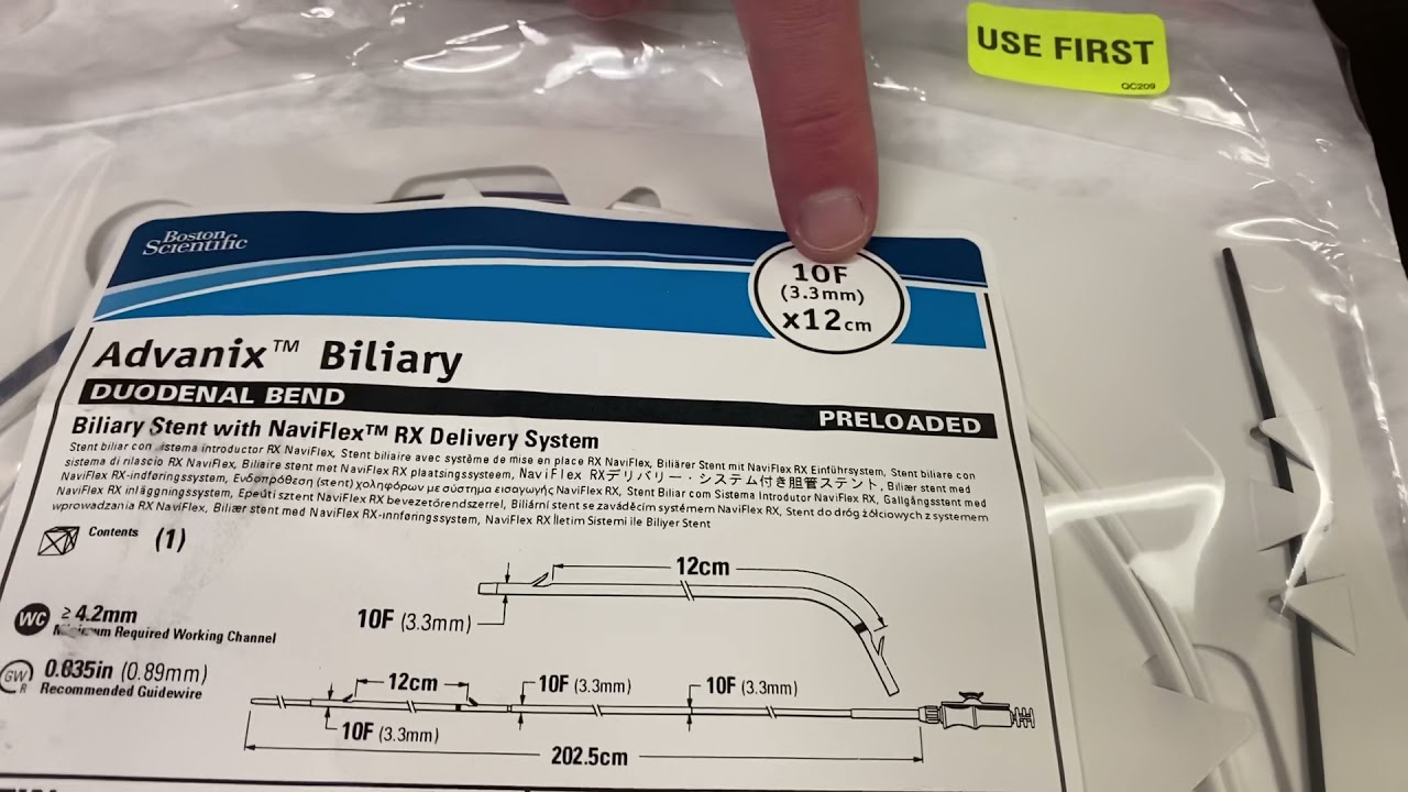 ERCP Plastic Biliary Stent