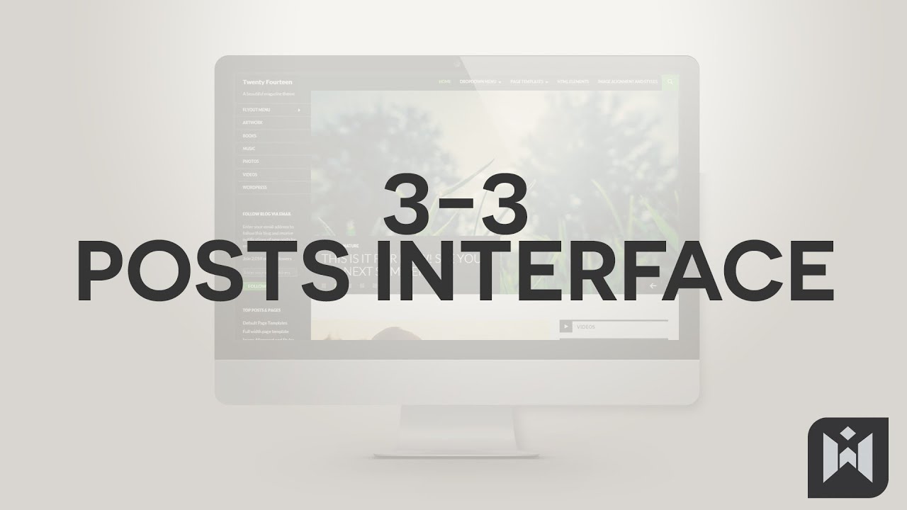 WordPress for Beginners 2015 Tutorial Series | Chapter 3-3: Posts Interface