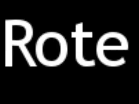 How To Pronounce Rote