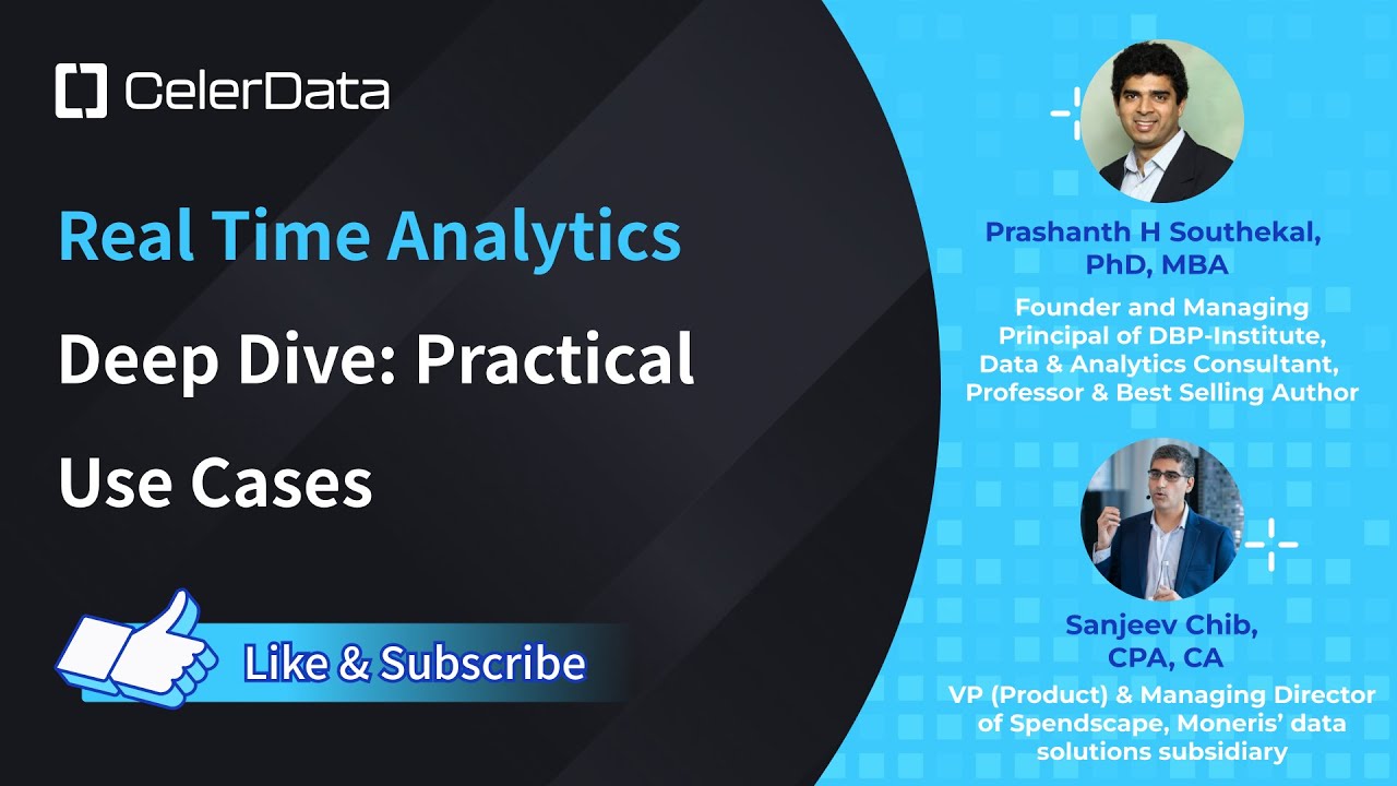 Real Time Analytics Deep Dive: Practical Use Cases