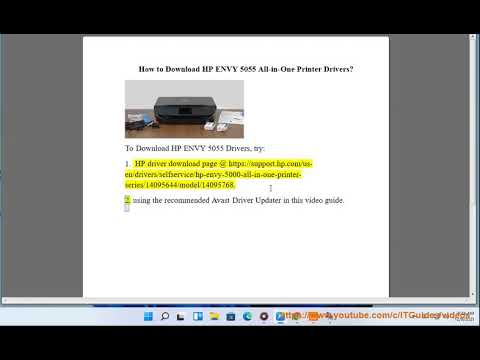 Download HP ENVY 5055 All-in-One Printer Drivers for Windows 11/10/8/7