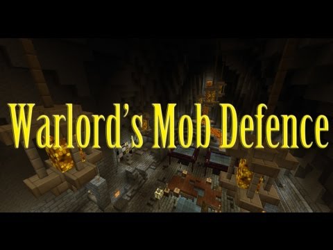 Minecraft: Warlord's Mob Defence [Battle Map] Minecraft Map
