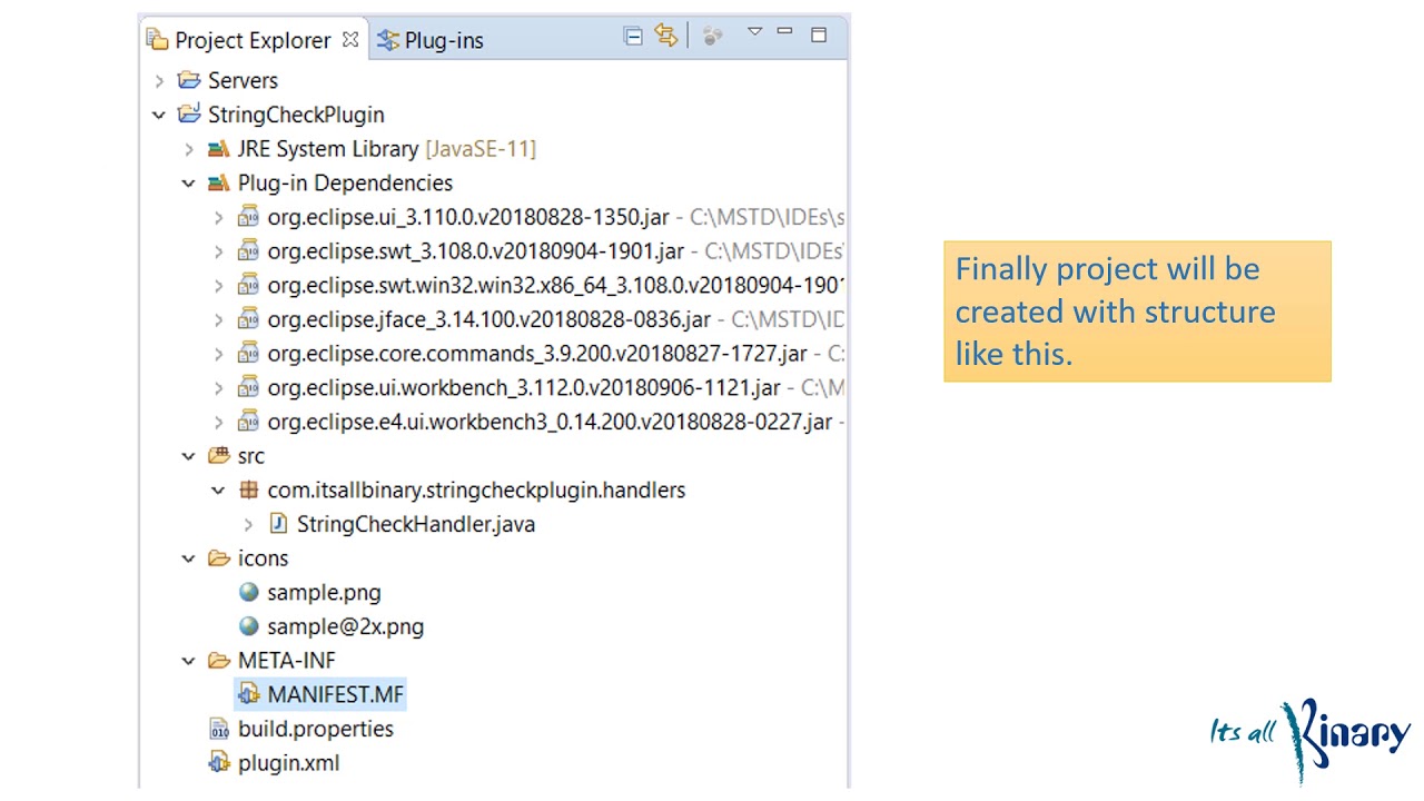 Hello World Eclipse Plugin Project (Java) | Create, run & customize