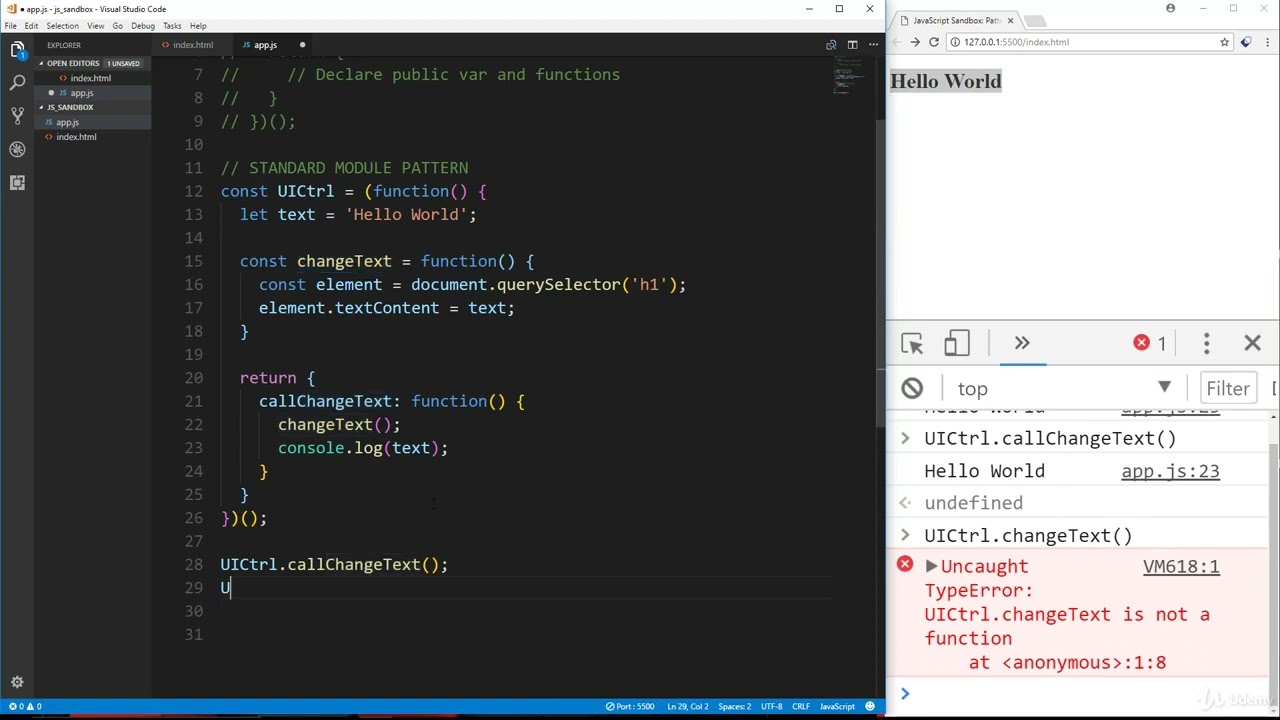 JavaScript Patterns 2 - Module & Revealing Module Pattern