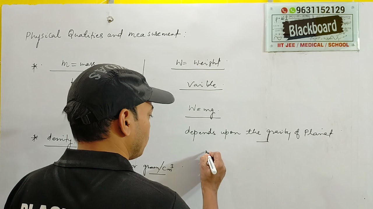 PHYSICAL QUANTITIES and Measurement