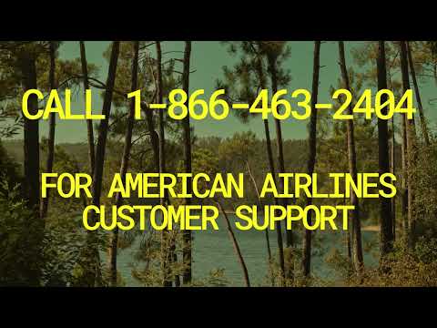 American Airlines @1-866-463-2404 || How Do I Talk to Someone at American Airlines Customer Service