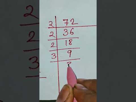 prime factors of 72