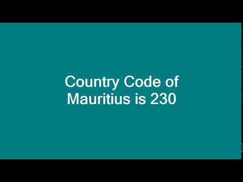 Country Code of Mauritius is 230