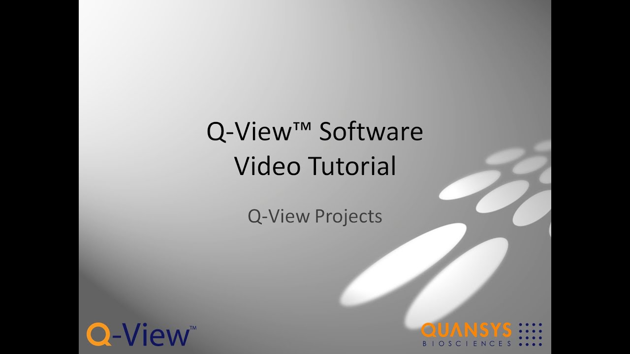 Q-View Tutorial Part 3: Q-View Projects