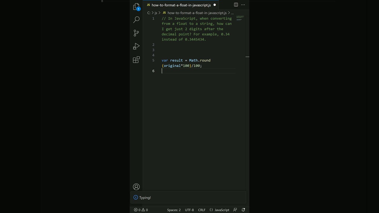 floating point - How to format a float in javascript?