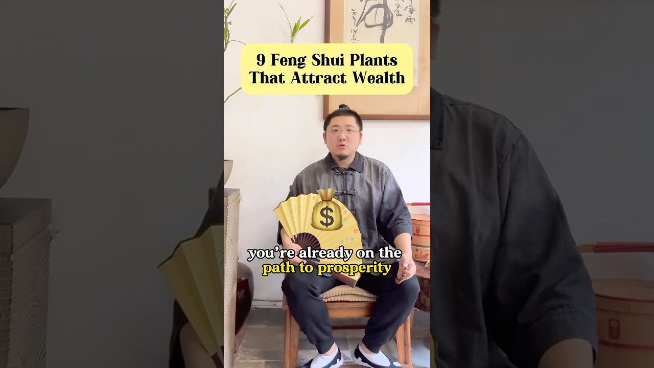 9 Feng Shui Plants That Attract Money💰#fengshui #lucky #energy #money #wealth #nature #garden #home