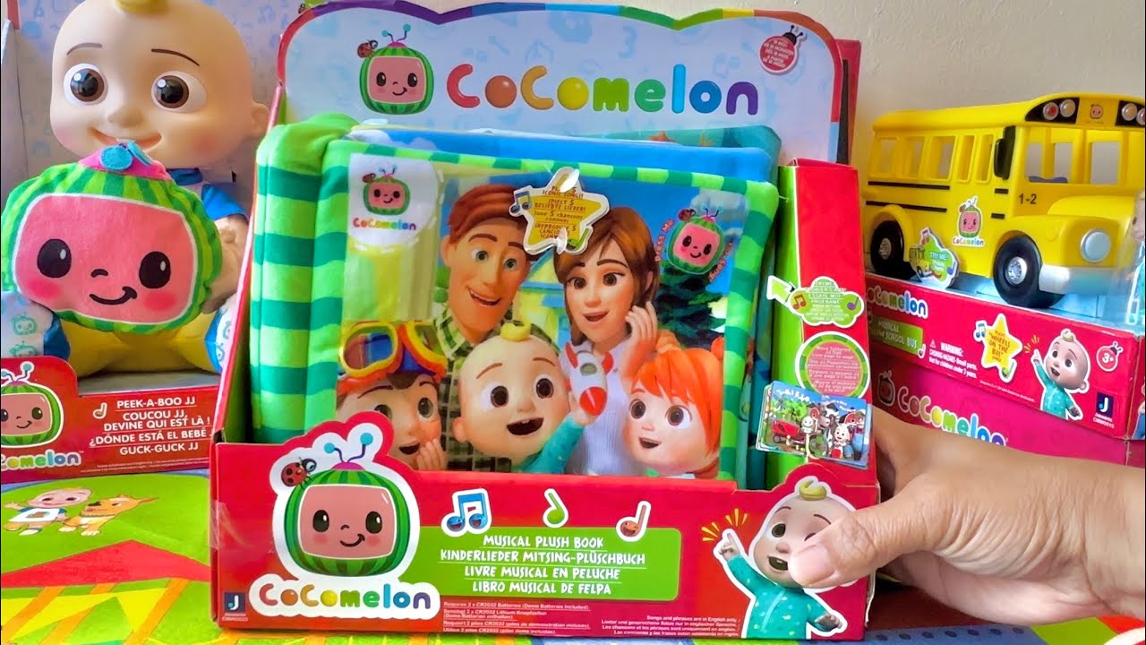 Unboxing COCOMELON Musical Plush Book