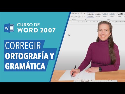 CURSO DE WORD 2007: Cómo corregir la ortografía y gramática en word