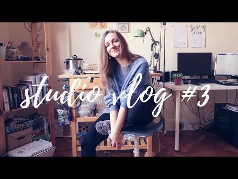 STUDIO VLOG - making jewelry, sharing studio tips + homemade pancakes. Day in the life.