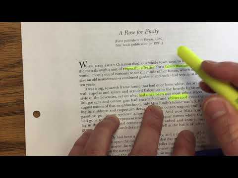 Tone, Characterization, Setting in Faulkner's ROSE FOR EMILY and Hemingway's End of SOMETHING