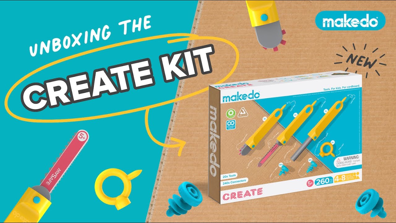 Unboxing the Makedo Create Kit