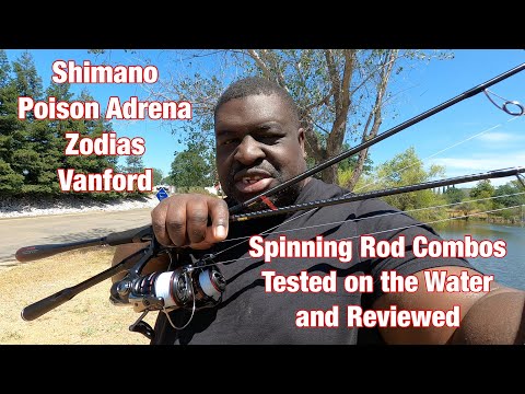 Shimano Poison Adrena, Zodias 2020, Vanford Spinning Rod Combo Reviews