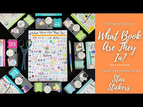 Star Stickers | What Book Are They In? | MAMBI |The Happy Planner | Free Printable