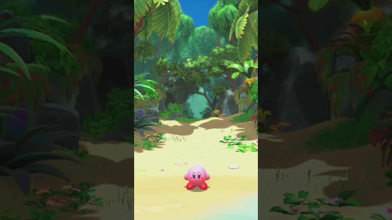 Kirby Live Wallpaper (Kirby on the Beach) Free Download in Description