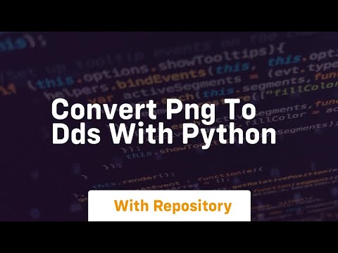 Convert png to dds with python
