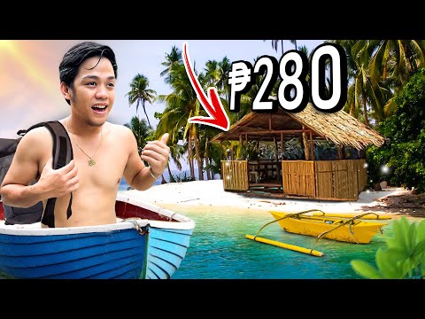 P280 vs P54,000 ISLAND HOTEL!! (Low budget vs Expensive)
