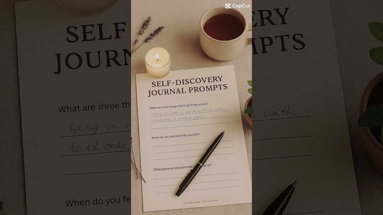 Self-Discovery Journal Prompts ✨ | Digital & Printable Reflection Tool
