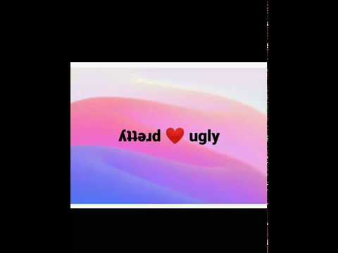 POEM - pretty/ugly