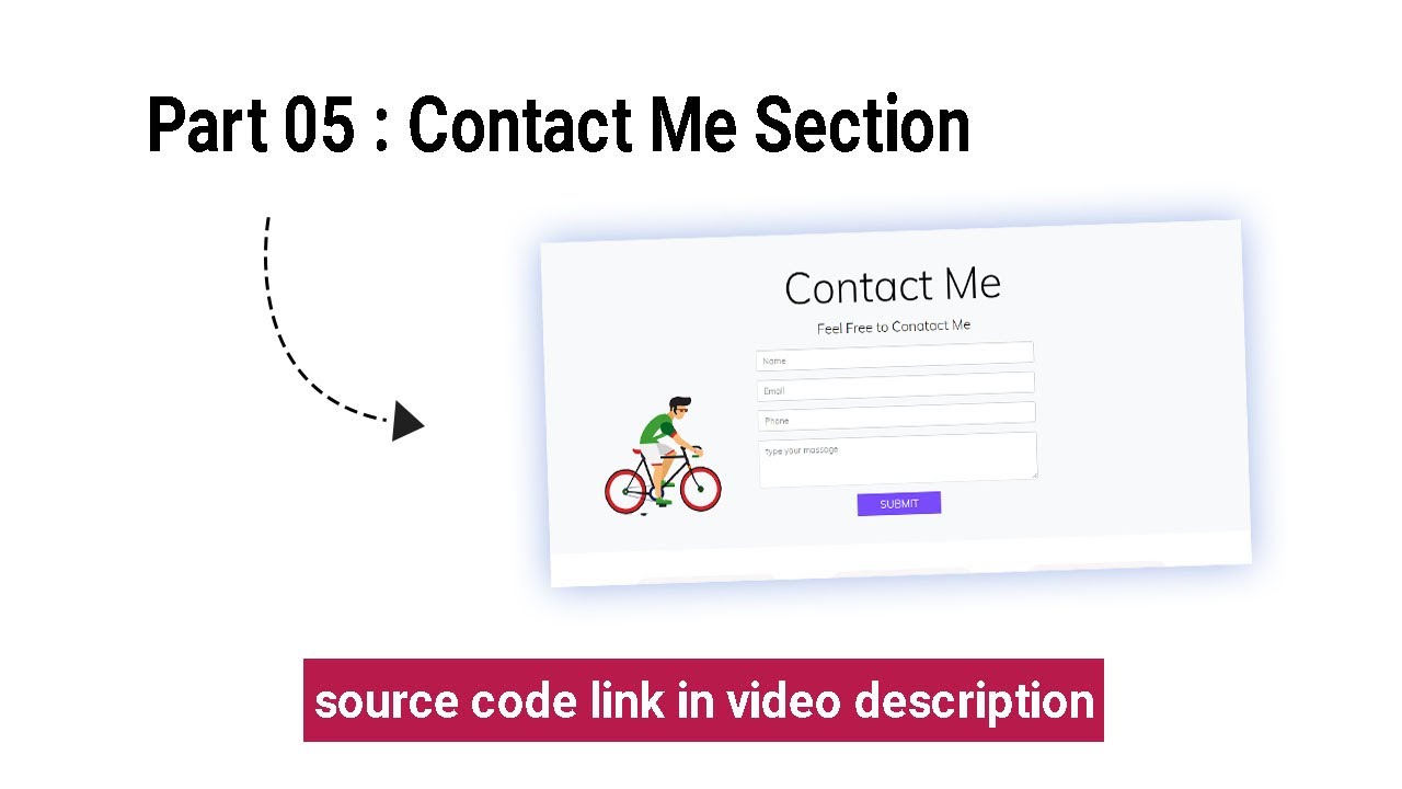 Awesome Responsive Contact Form Using HTML & CSS & Bootstrap (2021)