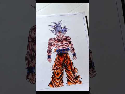 dibujo de Goku ultra instinto #goku #artist #drawingtutorial #dibujos