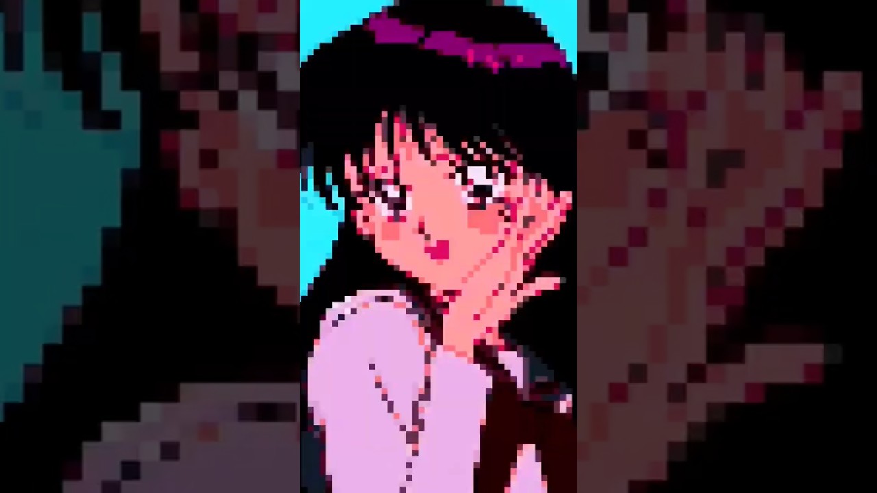 🌝Sailor Moon - Rei #lofi #music #art #sailormoon #pixelpaint #anime #speedpaint #pixelart #cartoon