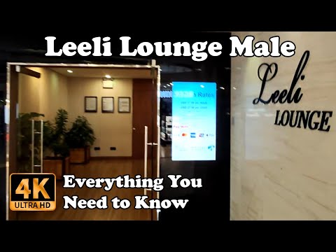 Leeli Lounge Male Maldives Airport Everything You Need to Know in 4K